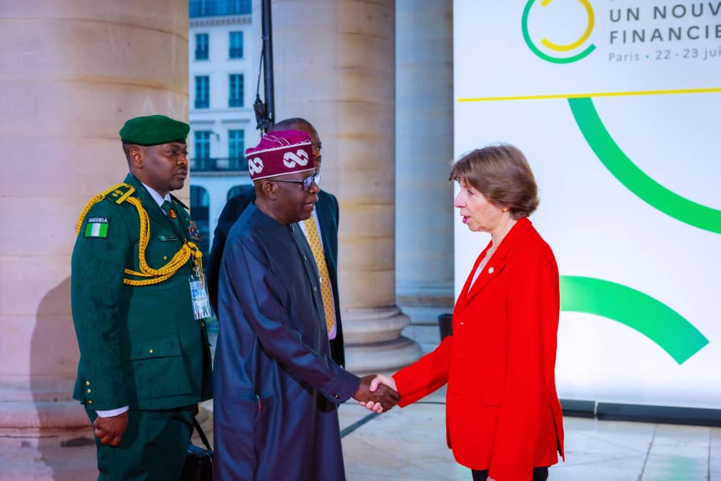 Tinubu arrives at venue of Paris Summit For New Global Financial Pact ...