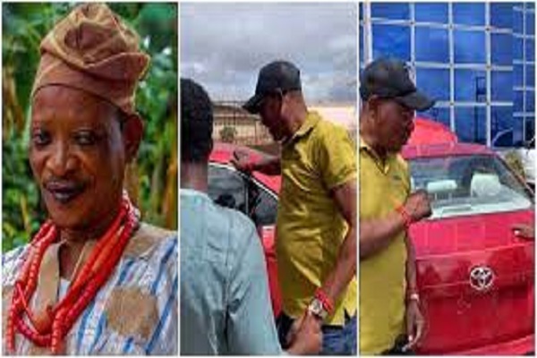 Comedian Kamo, fans buy car for Nollywood actor Lalude (video) - P.M. News