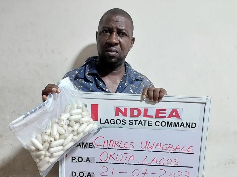Drug kingpin Uwagbale nabbed while giving courier 93 cocaine wraps to swallow - P.M. News