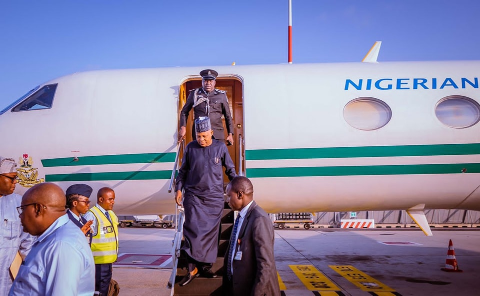 Photos: VP Shettima arrives Rome for UN Food Systems Summit - P.M. News