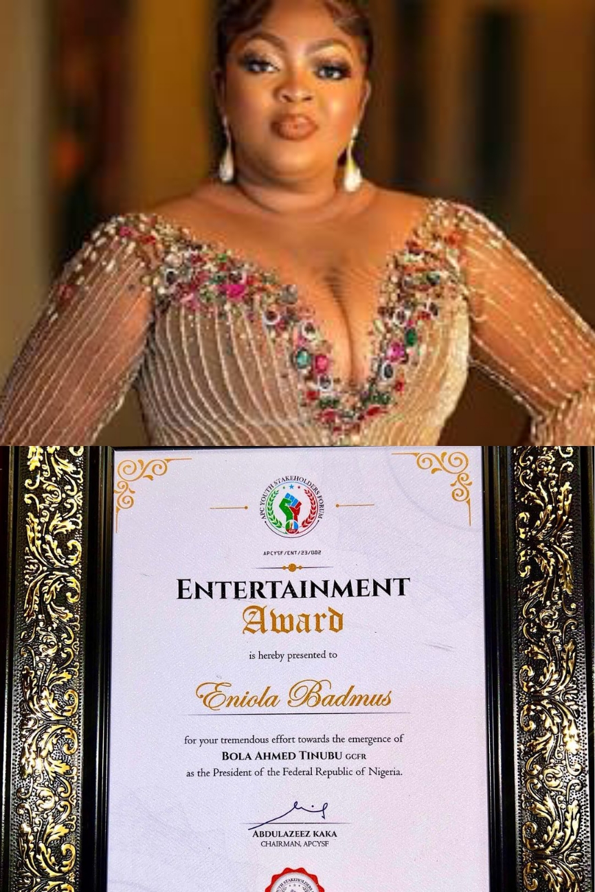 Eniola Badmus receives APC Youth Award - P.M. News
