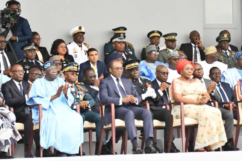 Moment Tinubu attended Republic of Benin's 63rd Independence anniversary (Photos) - P.M. News