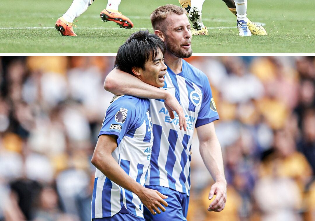 Mitoma, Solly March shine as Brighton trounce Wolves to go top of ...