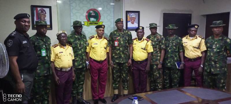 Incessant clash: LASTMA, army mend fence, agree to strengthen partnership - P.M. News