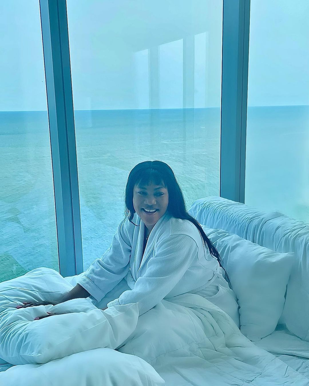 Reactions as actress Mercy Macjoe shares summer photos - P.M. News