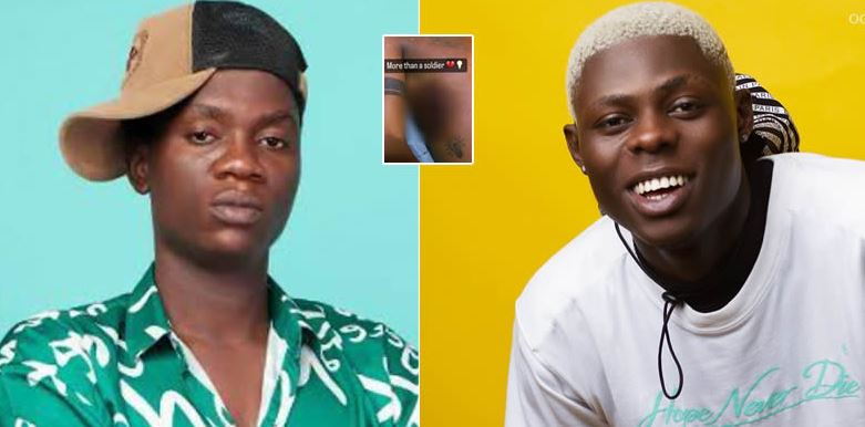 Content creator OGB Recent pays tribute to Mohbad with tattoo - P.M. News