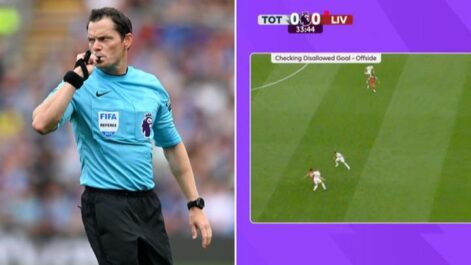 VAR officials Darren England, Dan Cook punished after Tottenham vs ...