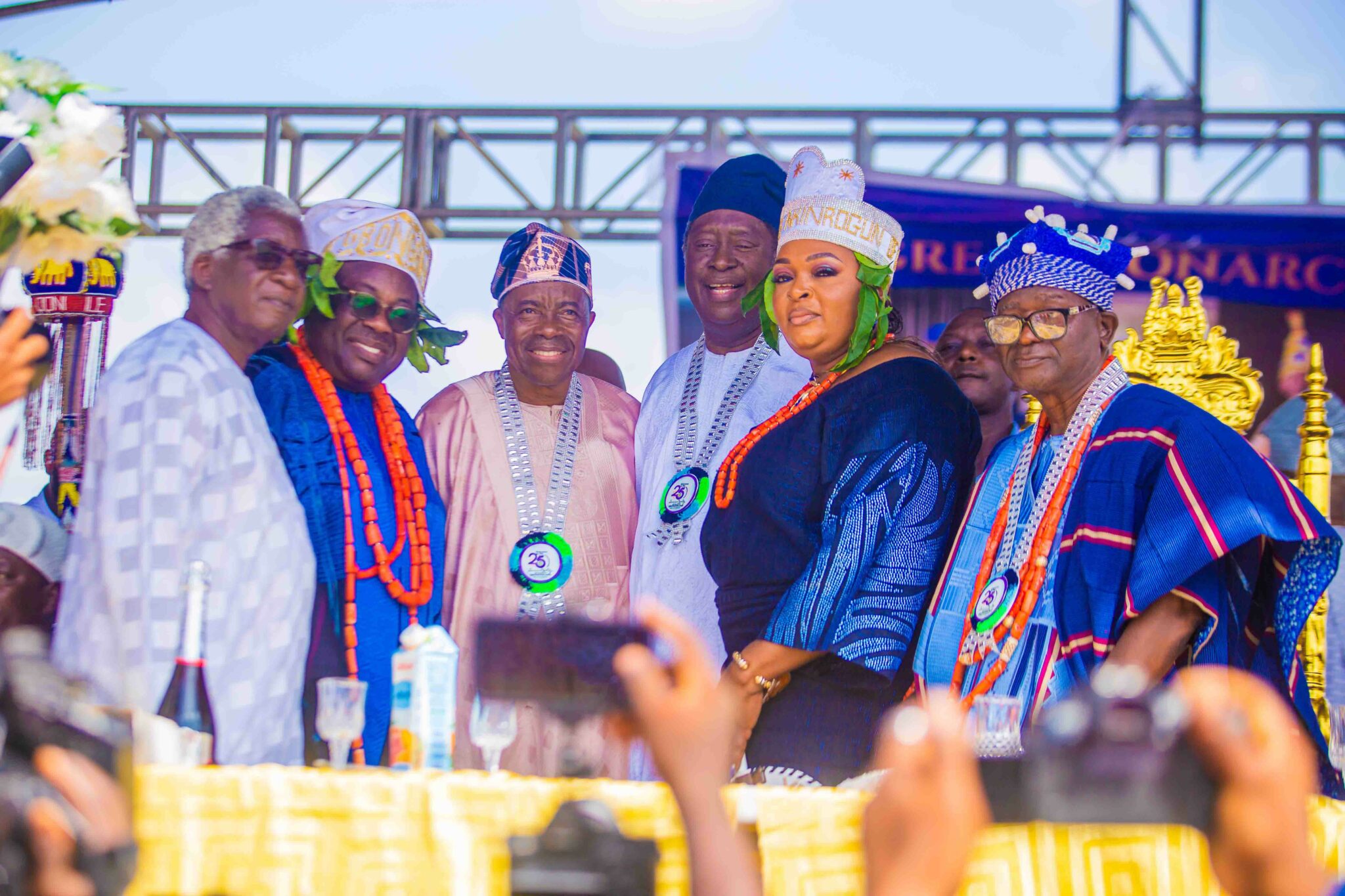Photos: Moment Olufi honoured Dele Momodu, Babalakin, others at 25th Anniversary - P.M. News