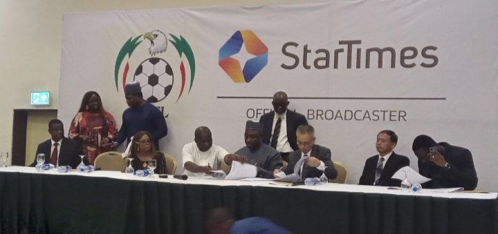 NPFL, StarTimes sign N1bn 5-year league broadcast rights deal - P.M. News