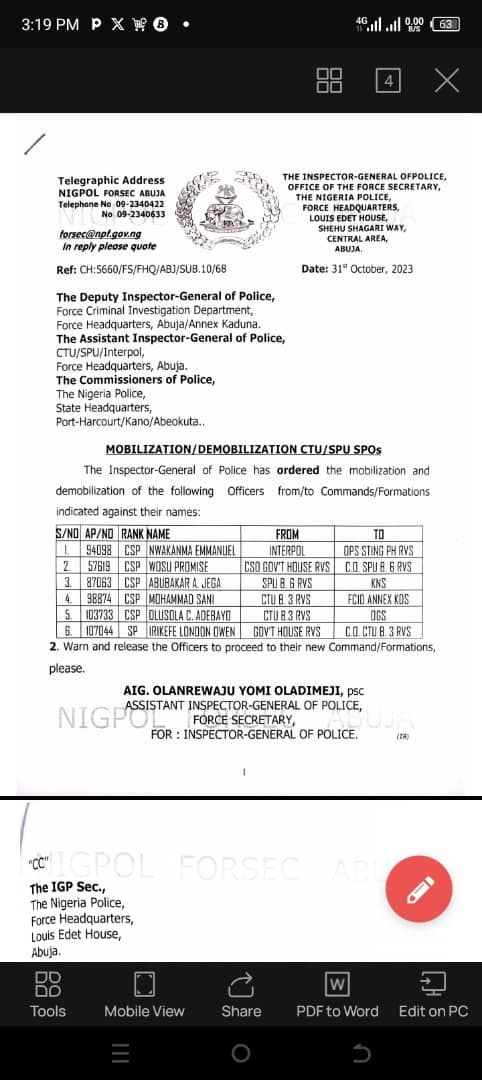 Disquiet as Police redeploy 'Wike's men' out of Rivers Govt. House - P.M. News