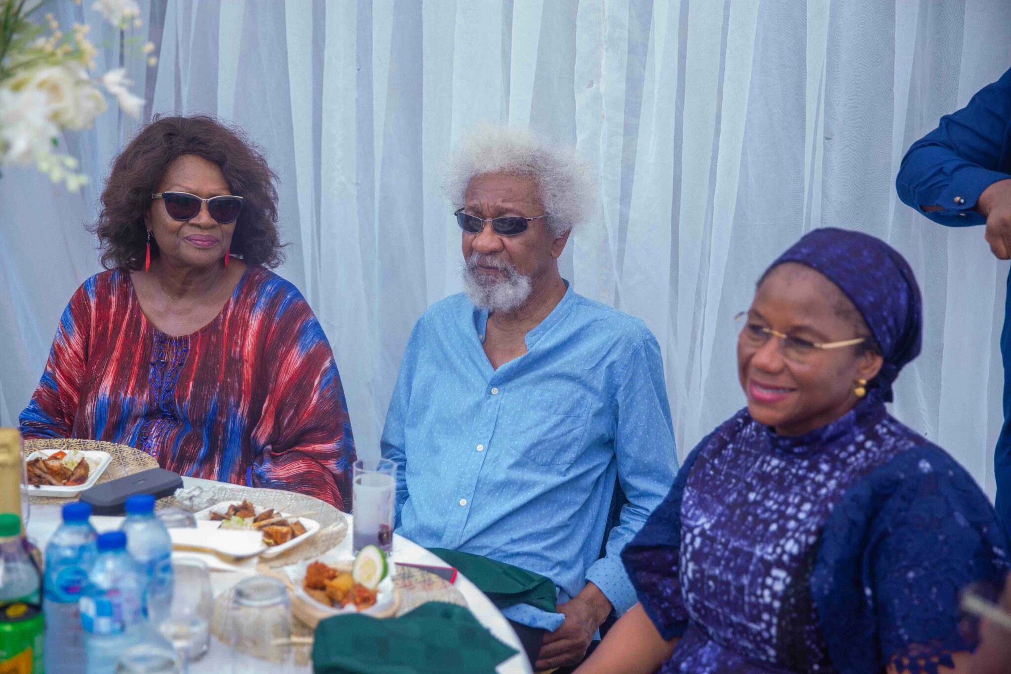 Fun, tributes as Wole Soyinka, family bid Tinuola Aina farewell - P.M. News