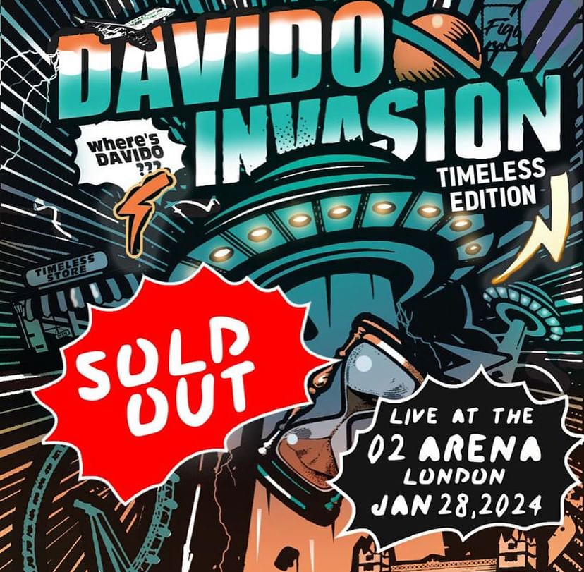 Davido sells out O2 Arena again ahead of Jan 28 show - P.M. News