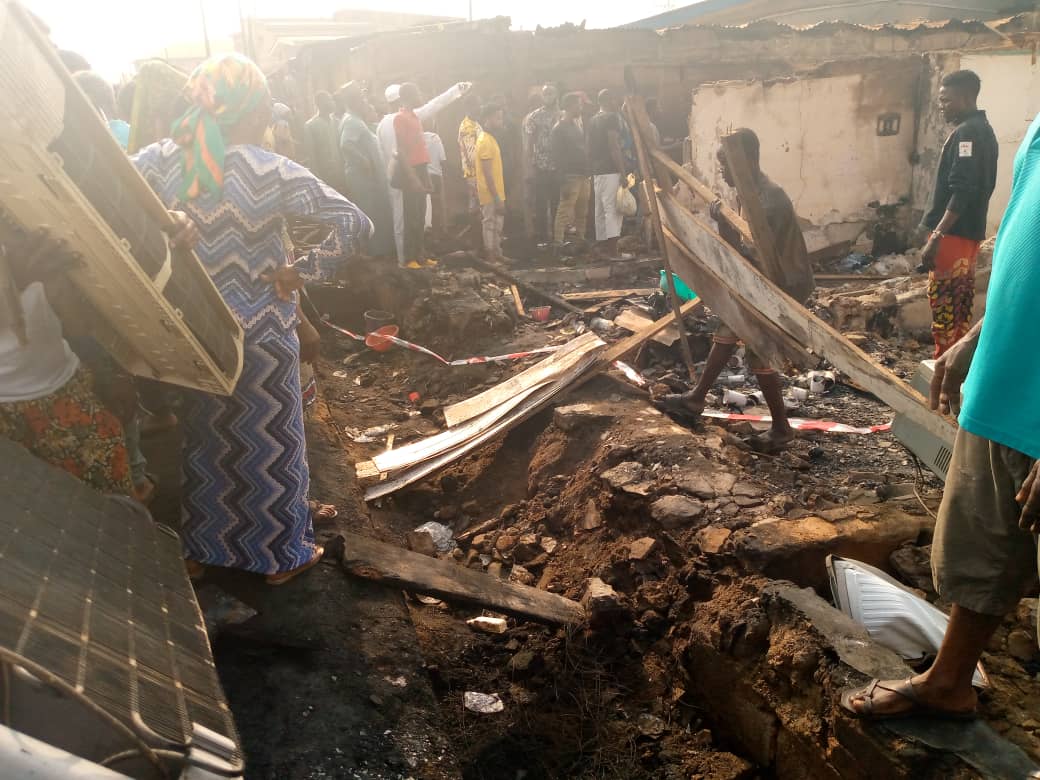 Lagos residents count losses after gas explosion