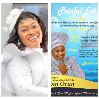 PHOTO: Farewell ceremony for late Gospel singer Egbin Orun announced ...