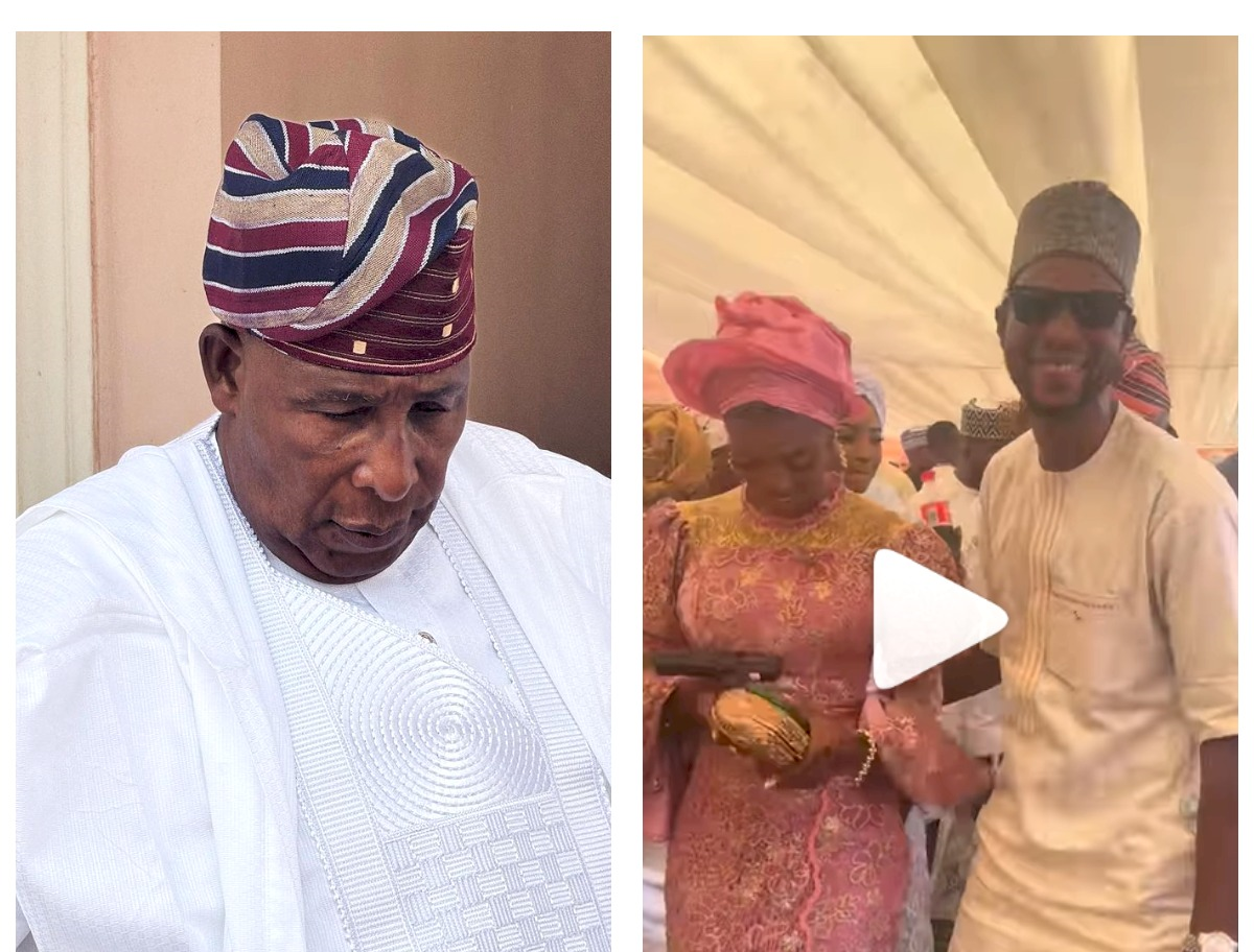 VIDEO: Actor 'Oga Bello' Adebayo Salami's son weds in Ilorin