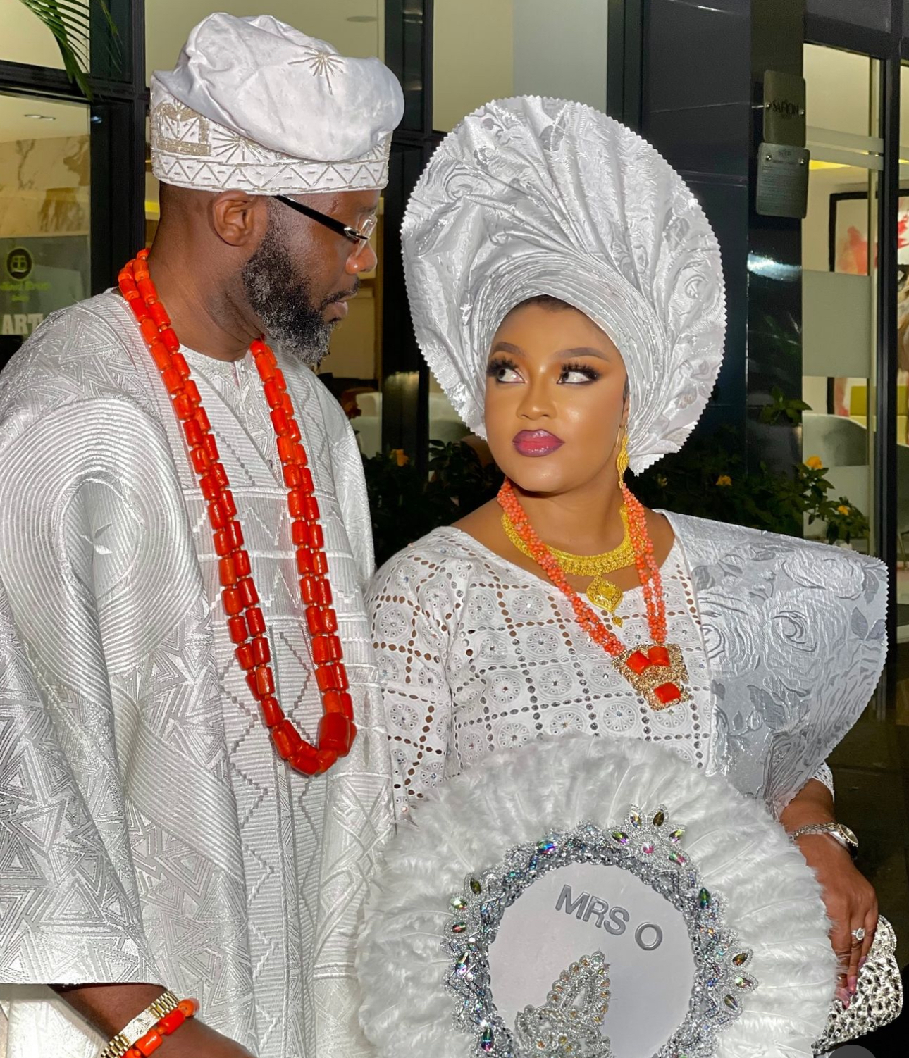 Biodun Okeowo's romantic moment with husband melts hearts