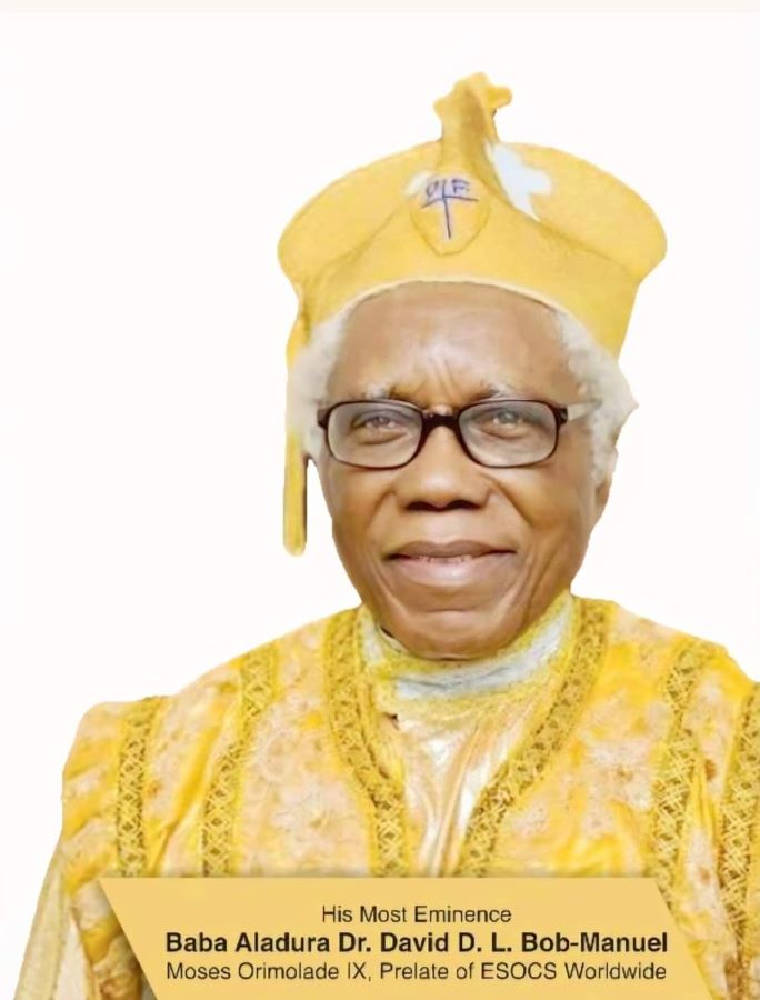 Baba Aladura Bob-Manuel, Adeleke urge church to lead in govt reforms