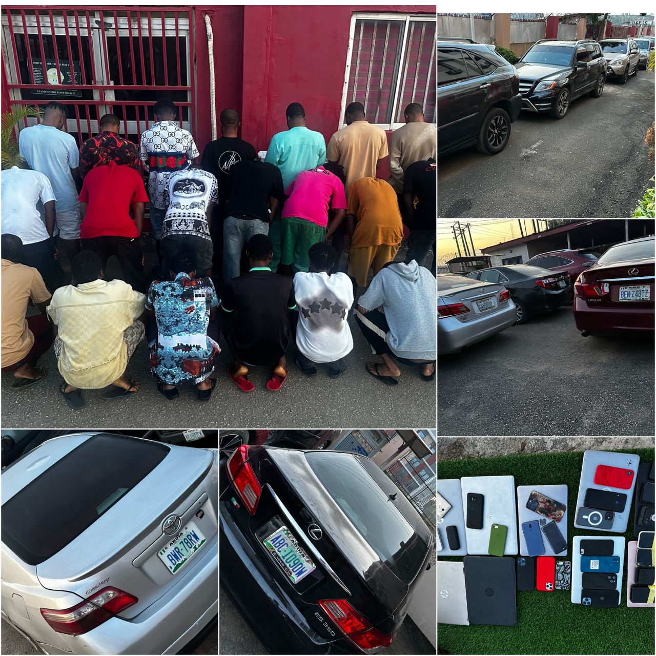 Internet fraud: EFCC seizes 10 exotic cars, nabs 21 suspects in Benin ...