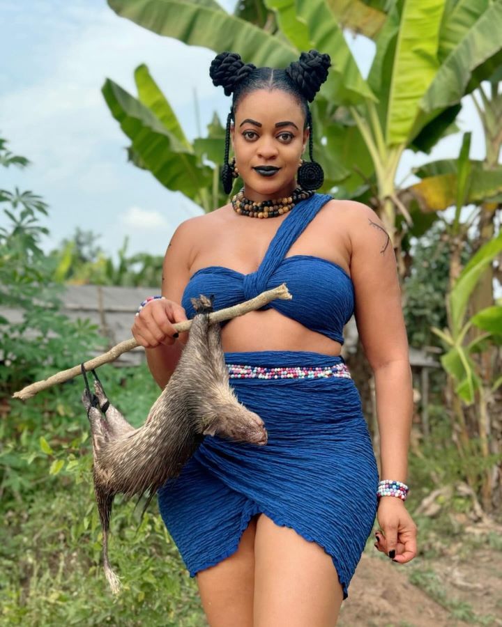 Actress Vivian "Ugegbe Oyibo" Ajaelo teases fans with 'squirrel' post