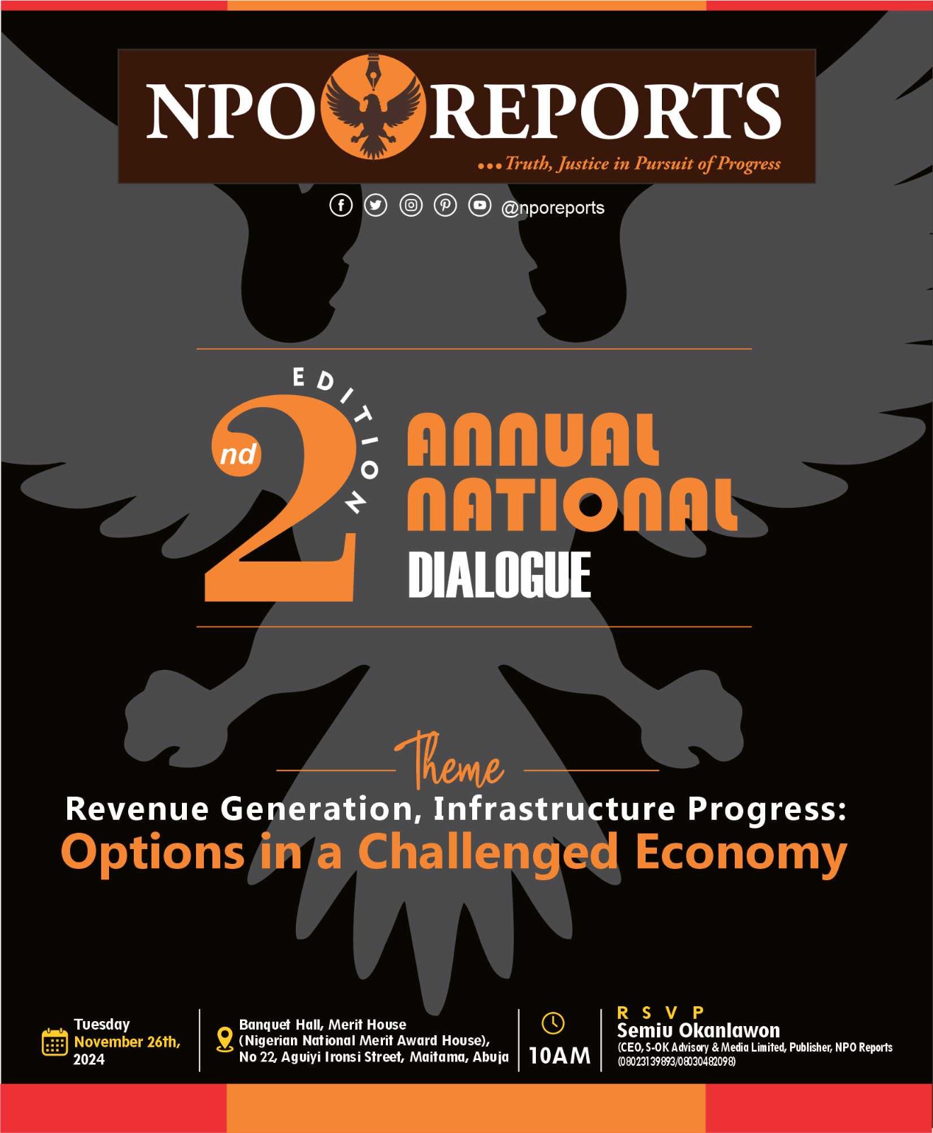 Experts to speak on revenue-infrastructure challenges as NPO Reports holds second annual ...