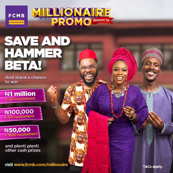 20 New millionaires to emerge in FCMB Promo - P.M. News