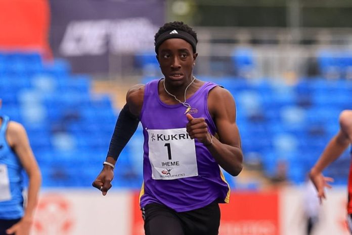 Meet British-Nigerian sprint sensation Divine Iheme, dubbed the new ...