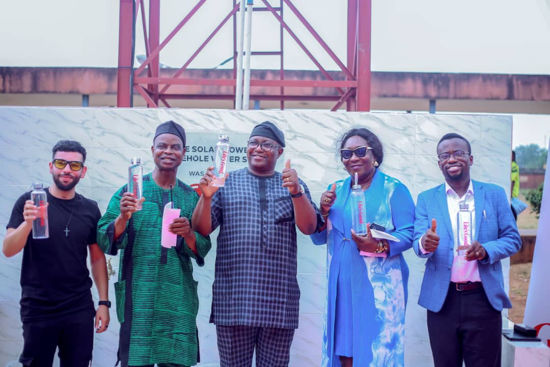 UNIBEN VC, students hail LG Electronics for landmark Solar Borehole ...