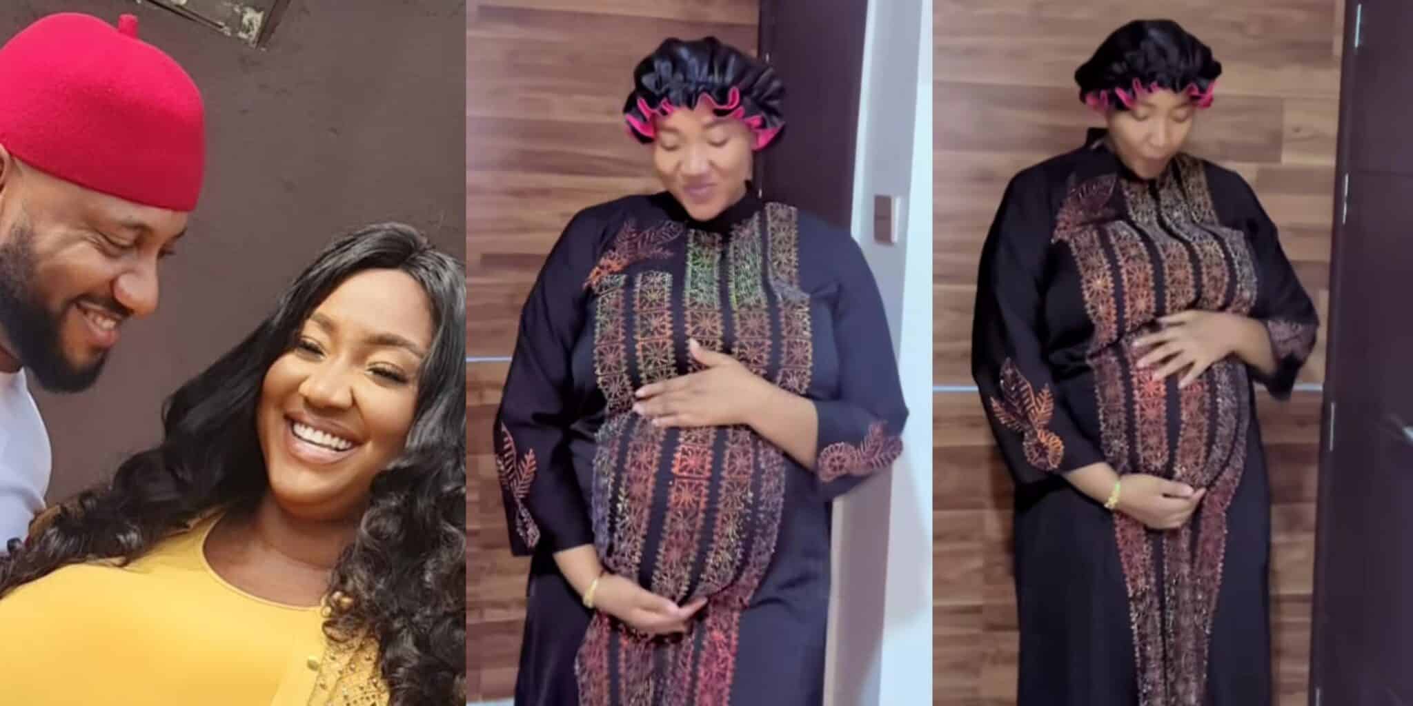Yul Edochie, Judy Austin announce third pregnancy, reveal baby's name