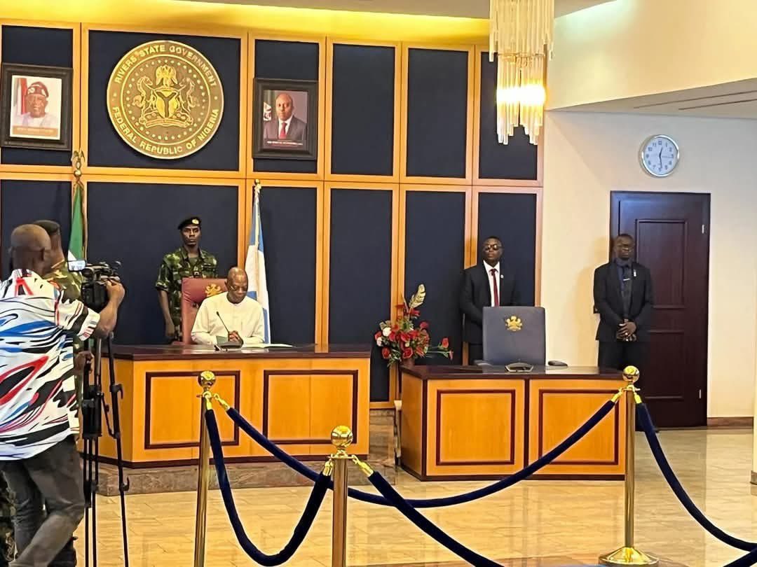 Ibok-Ete Ibas takes over as Sole Administrator of Rivers - P.M. News