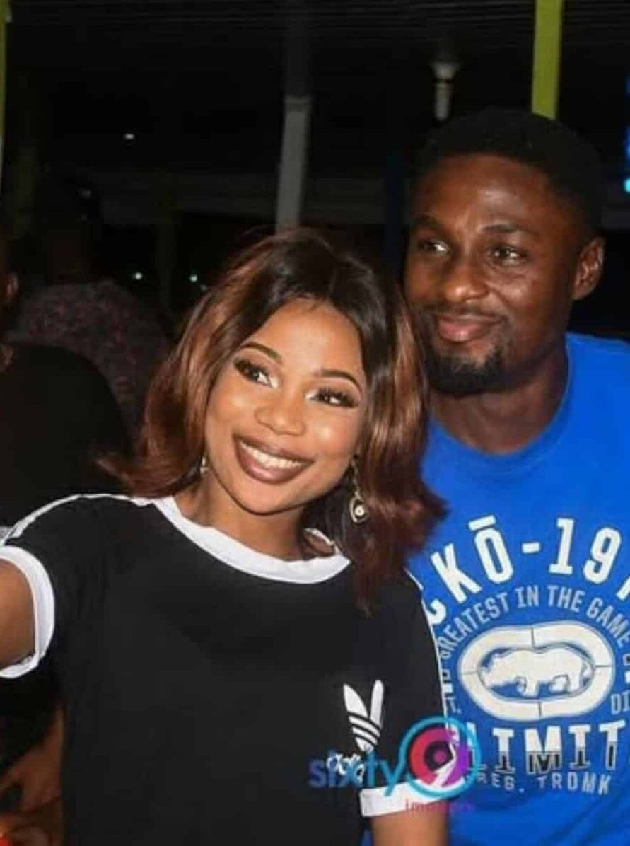 PHOTO: Adeniyi Johnson shares sweet throwback with wife Seyi Edun