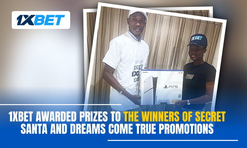 1xBet fulfills promise, awards prizes to winners of Secret Santa and ...