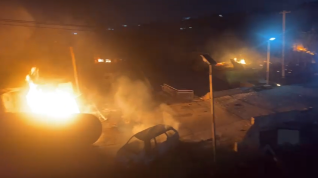 Hell fire in Lagos! Two burnt alive, 18 vehicles razed as tanker ...
