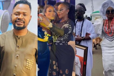 Ossai Ovie Success blasts Ini Edo for attending party after father's burial