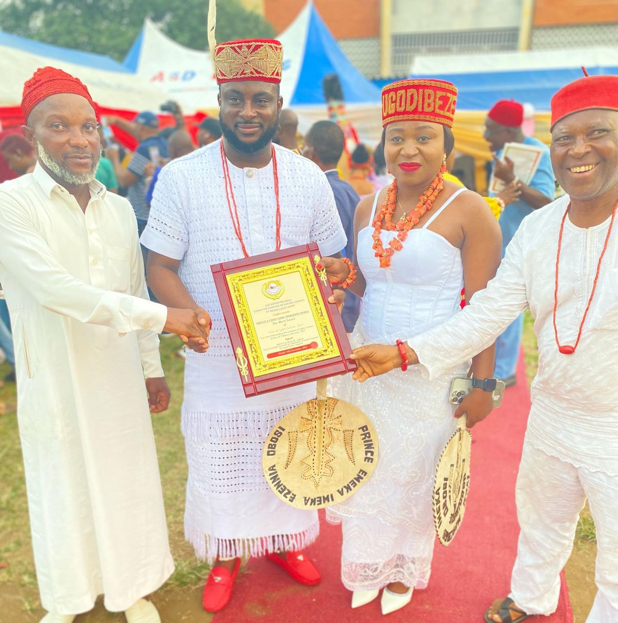 Emeka Stanley Chijioke, Uloaku Iweka honored as face of Igbo culture 2023 - P.M. News