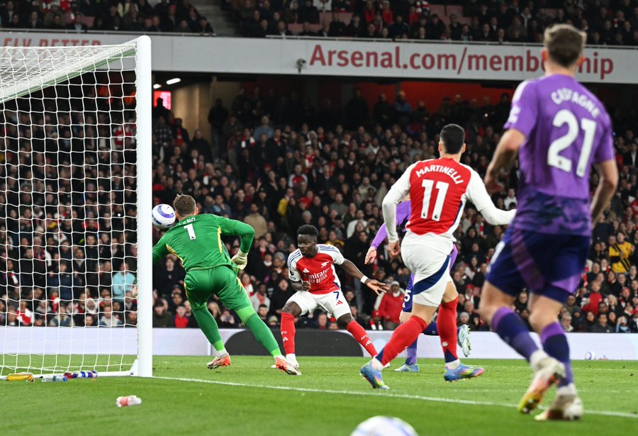 Saka's stunning return powers Arsenal to vital win over Fulham - P.M. News