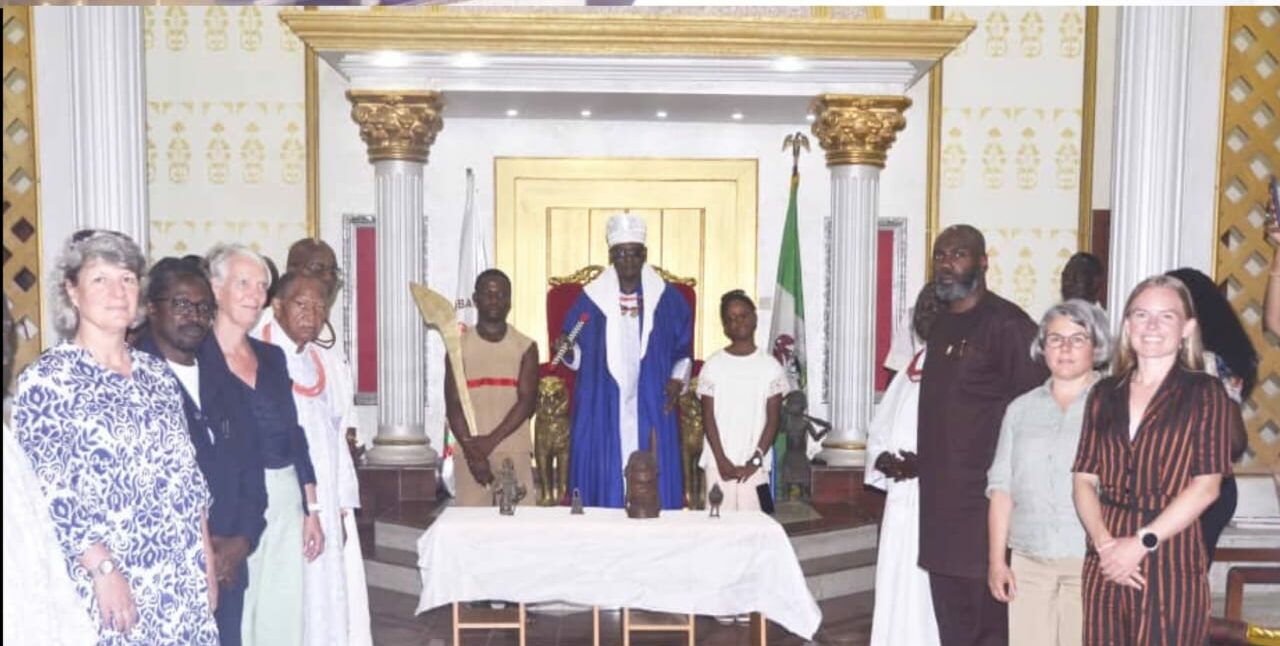 Oba Ewuare II takes delivery of repatriated 119 Benin artifacts - P.M. News
