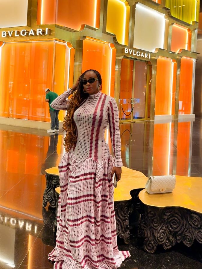 PHOTOS: What Ini Edo was caught doing in Thailand's ancient temple!