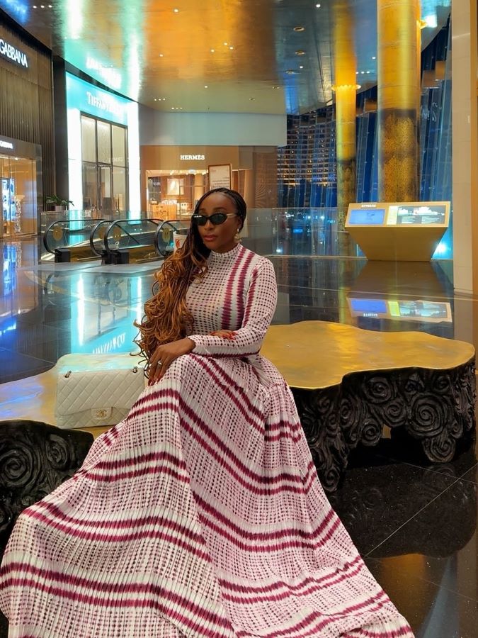PHOTOS: What Ini Edo was caught doing in Thailand's ancient temple!