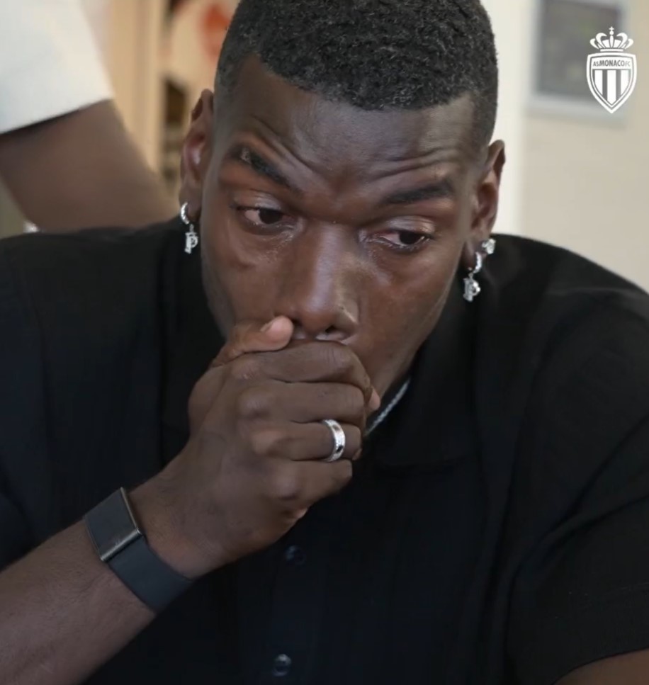 Video: Paul Pogba signs AS Monaco deal in tears after doping ban - P.M ...