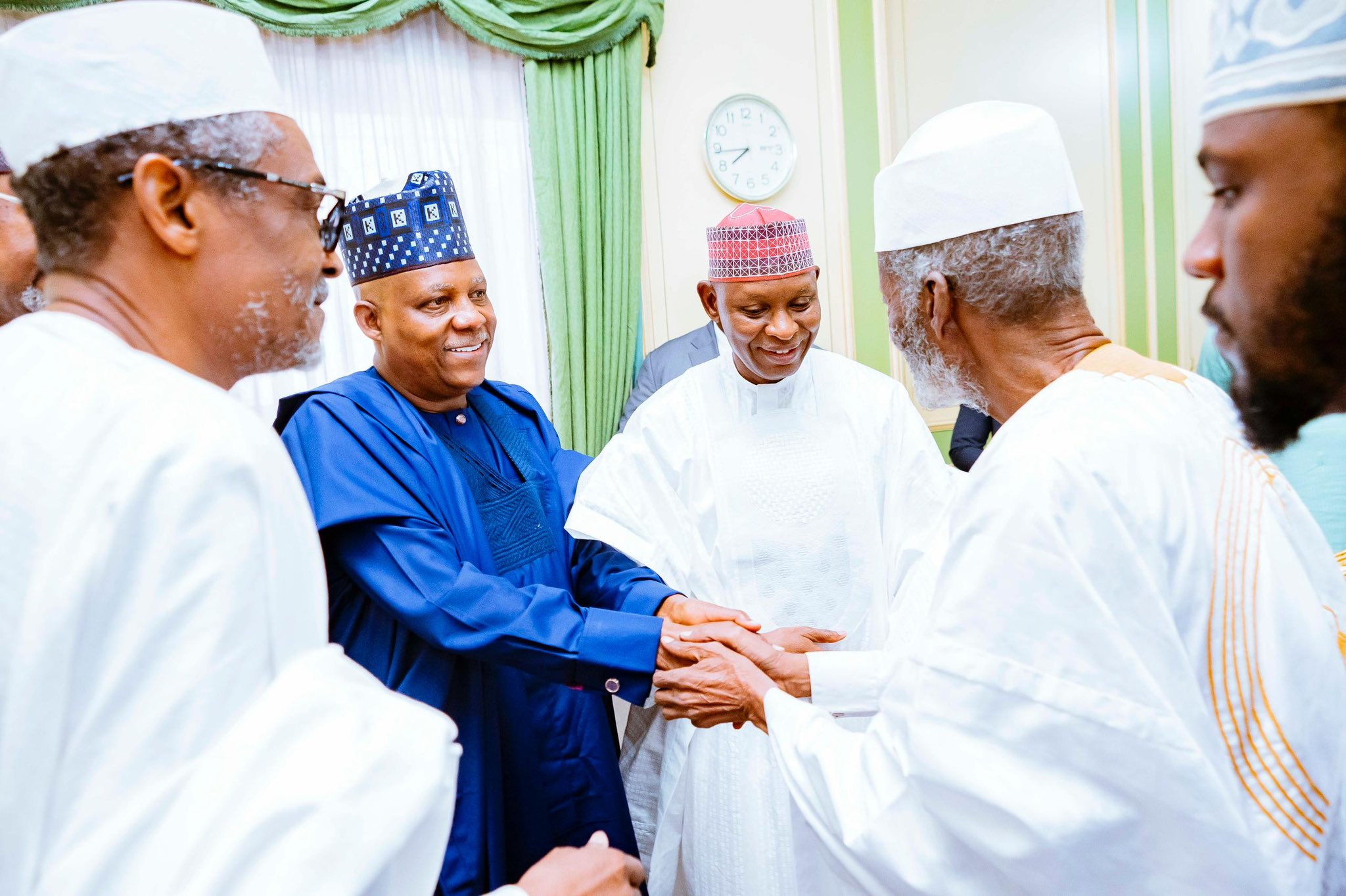 Aminu Dantata: Tinubu, Radda pay condolence visit to family, Kano ...