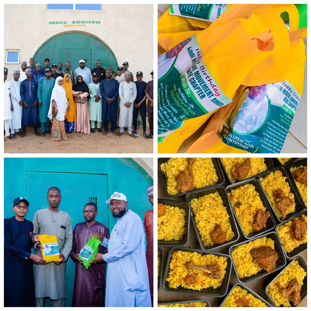 Ajadi Rescue Movement spreads joy to Sokoto inmates on founder’s ...