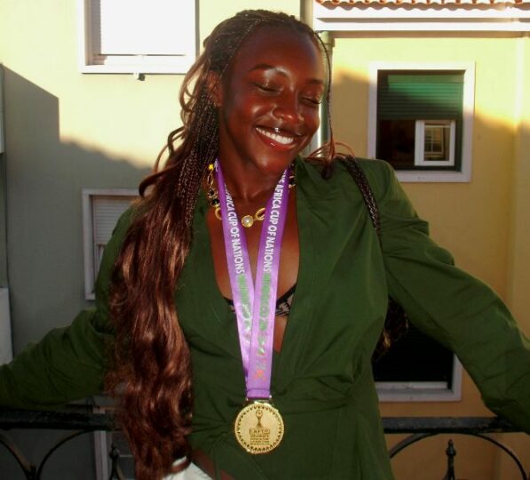 Super Falcons star Michelle Alozie sets X ablaze with stunning photos - P.M. News