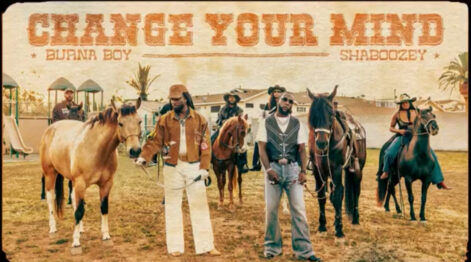 Burna Boy, Shaboozey drop country-trap hit “change your mind”