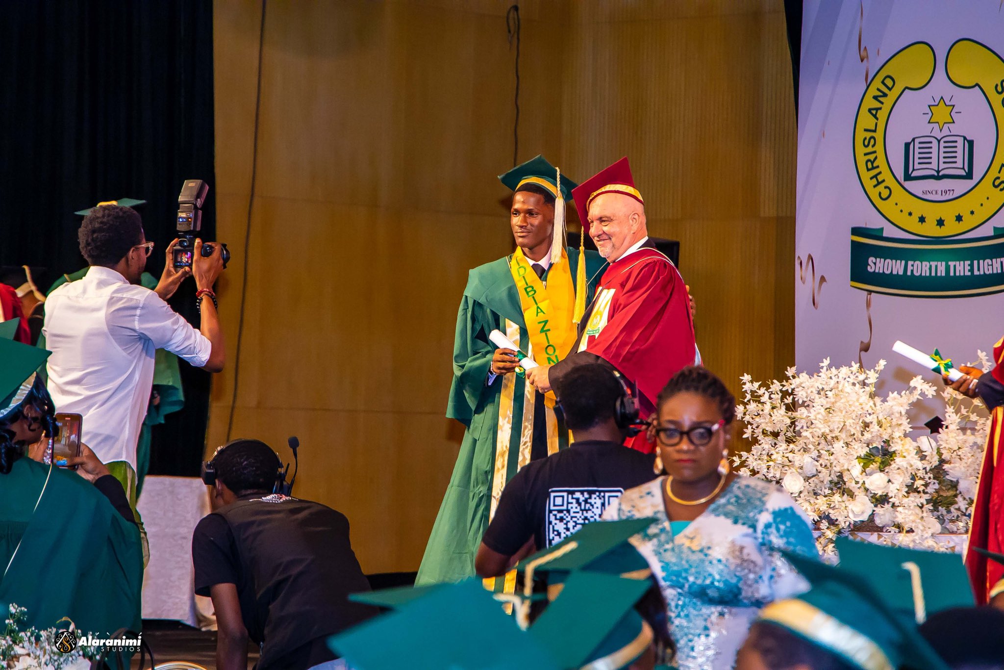 Sunmbo Adeoye celebrates son Zion Idibia’s award-winning graduation