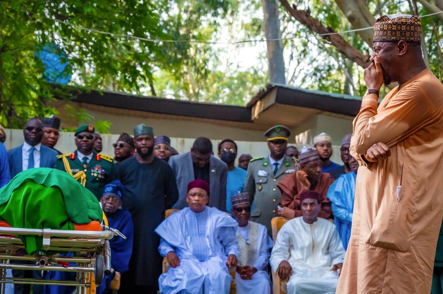 ...And Katsina governor Dikko Radda cried for Buhari - P.M. News