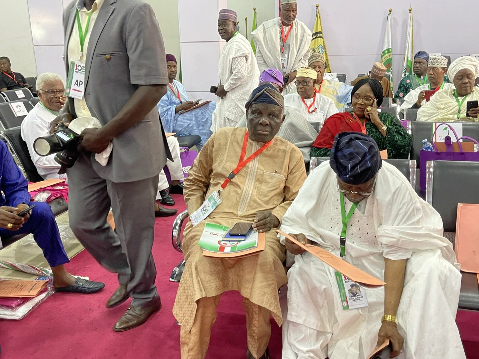 Bode George, others storm PDP NEC meeting in Abuja - P.M. News