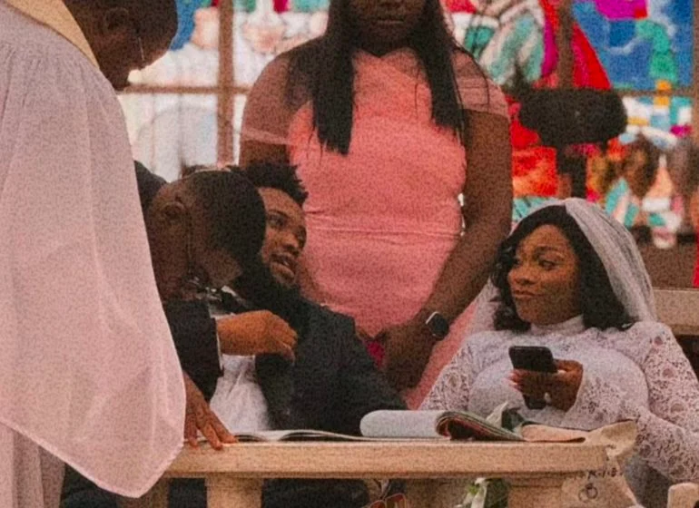 Rapper Chinko Ekun marries longtime love Ayemidun in colourful ceremony ...