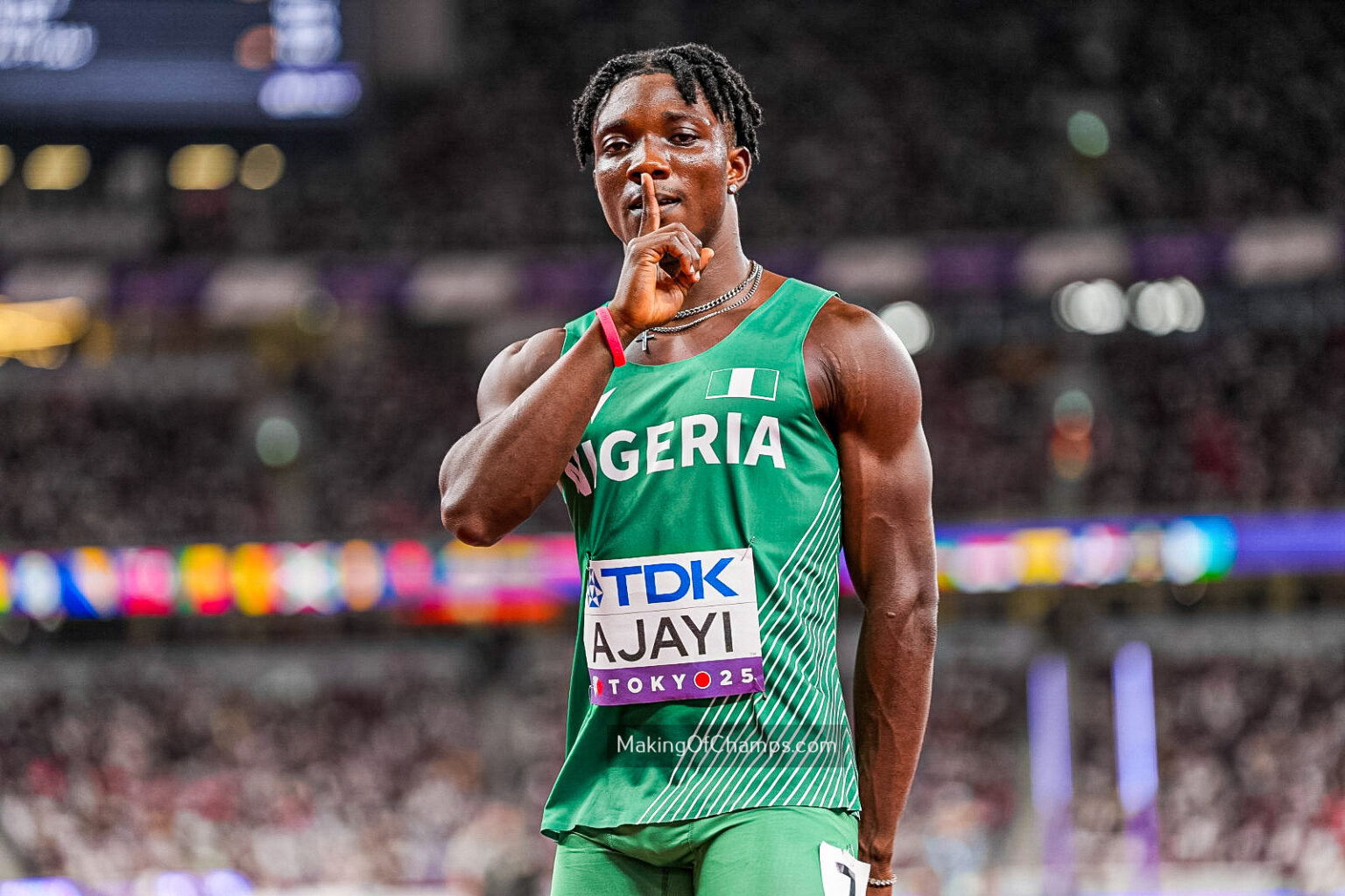 Kanyinsola Ajayi shatters 18-year jinx, flies Nigeria into World 100m ...