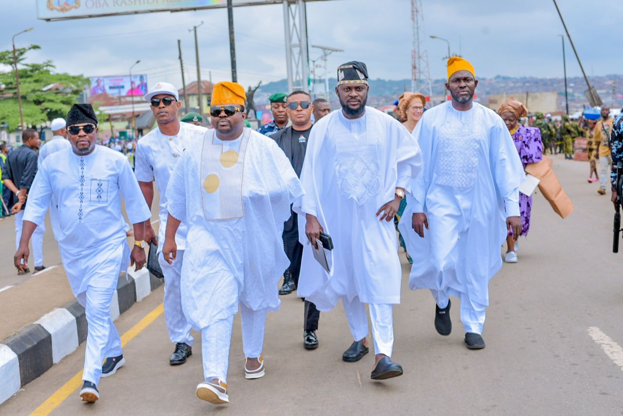Olufemi Ajadi hits Ibadan for Ladoja's coronation as Olubadan - P.M. News