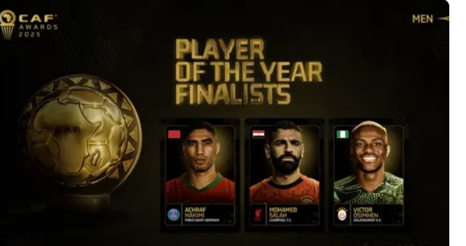 CAF Osimhen, Salah, Hakimi lead star-studded race as CAF Awards hold